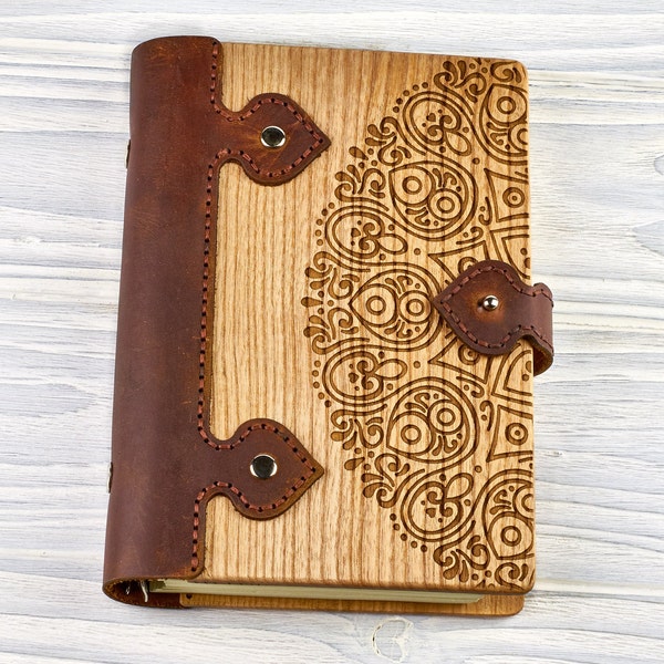 Wooden Notebook - Etsy