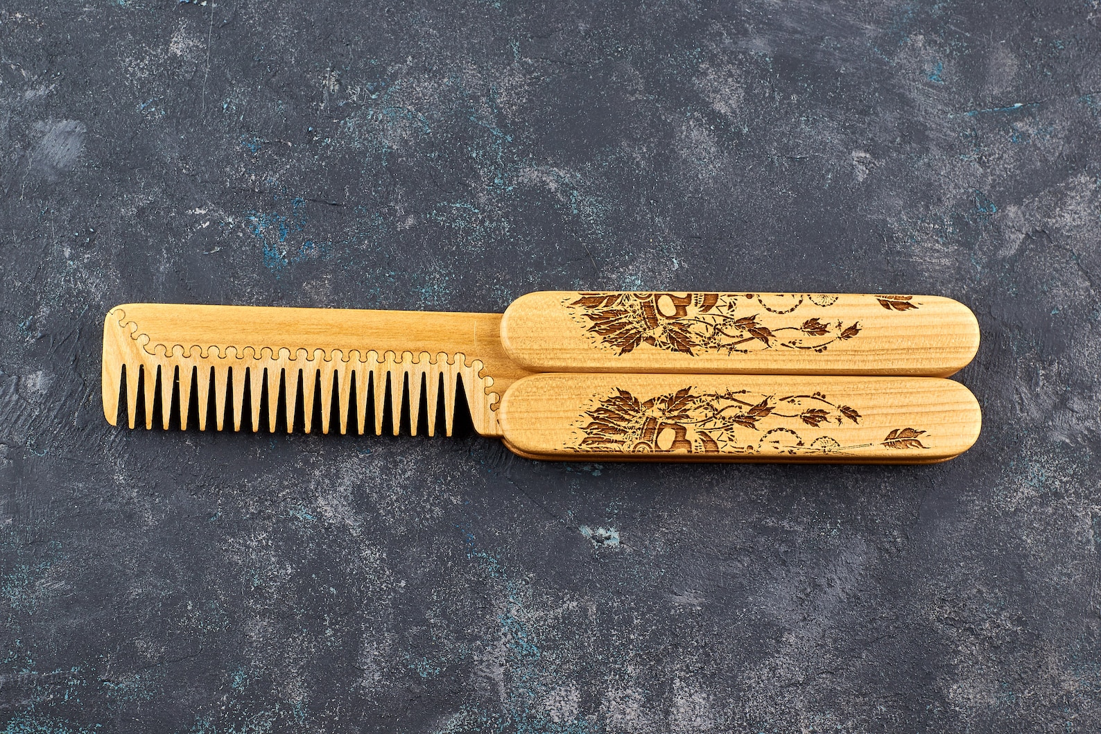 Wooden Hair Comb Wooden Anniversary Gift Anniversary Gift for | Etsy