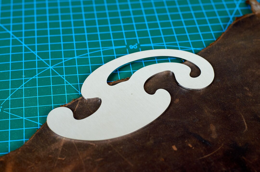 Steel French Template Curve Ruler N5048 5.9 × 3.1 Inch, Metal Stencil ...