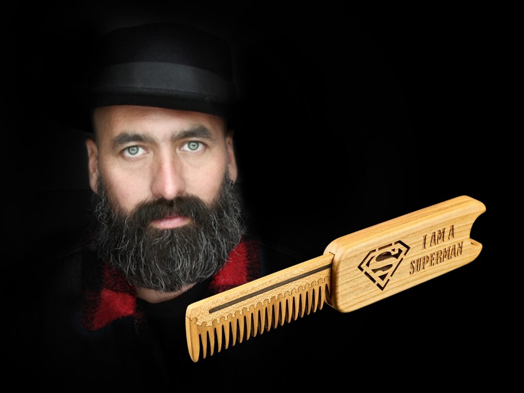 Retractable Hair Comb With Magnets. Beard Comb - Etsy