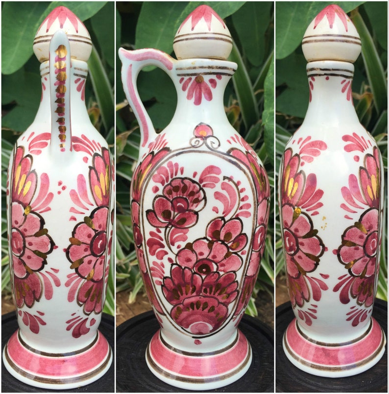 Velsen Red Delft Perfume Bottle Delfts Rood 花王 Kaou 牡丹 Botan - Etsy