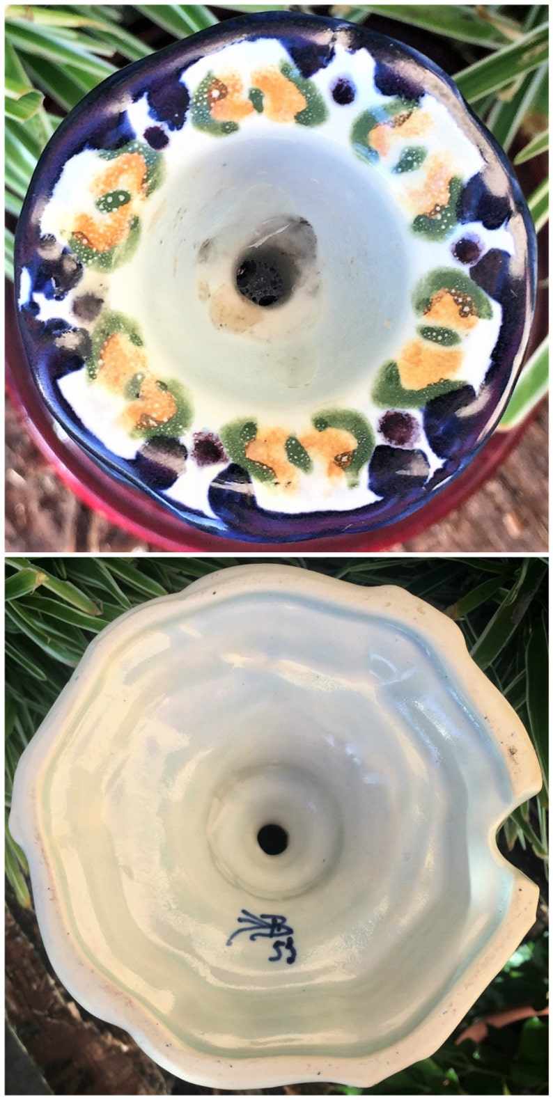 1800's Rare Delft Art Deco Delfts Polychroom Candelabrum - Etsy