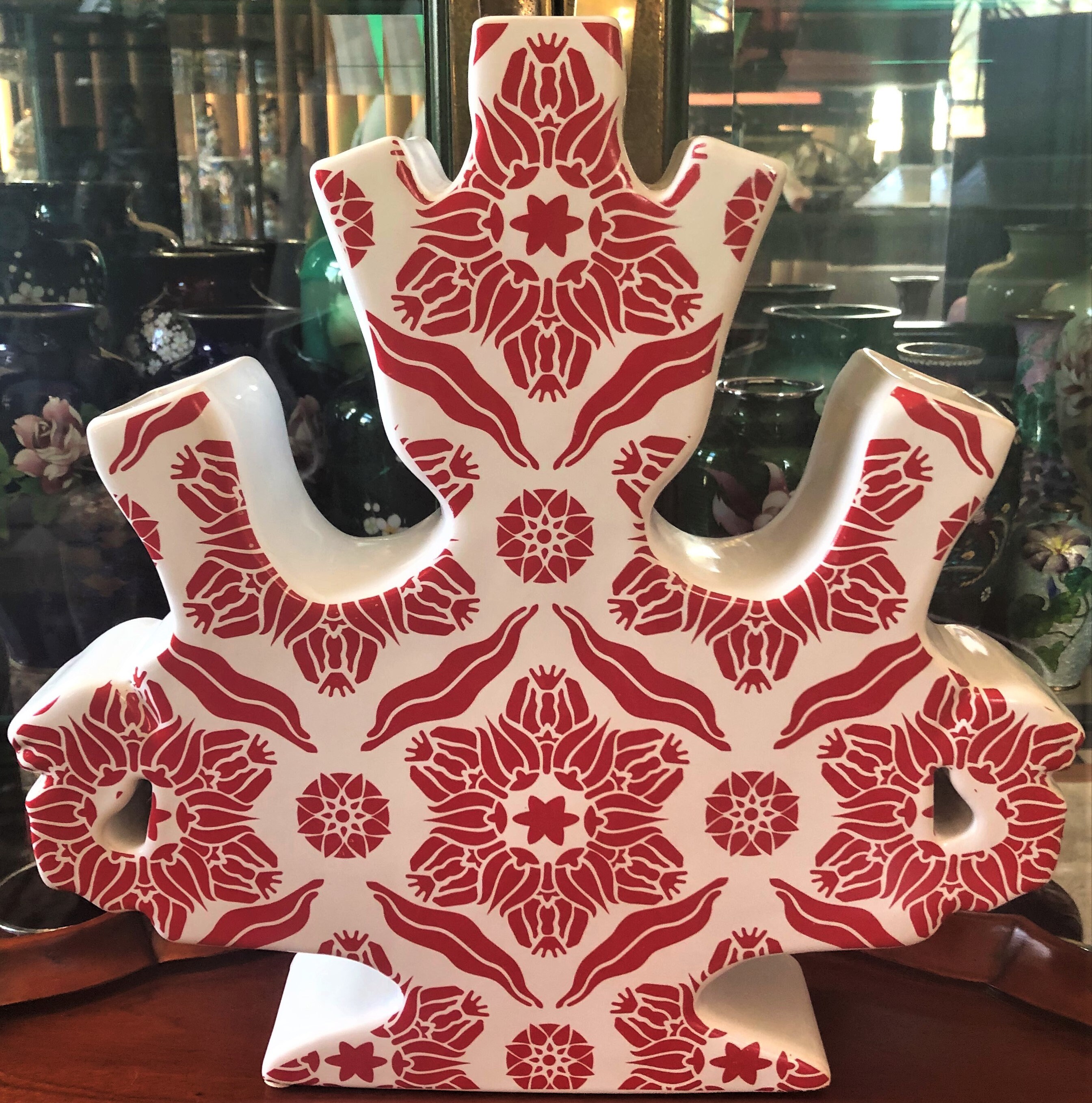 LARGE Regina Delft Red Ginger Jar Delfts Rood Deksel Vaas - Etsy