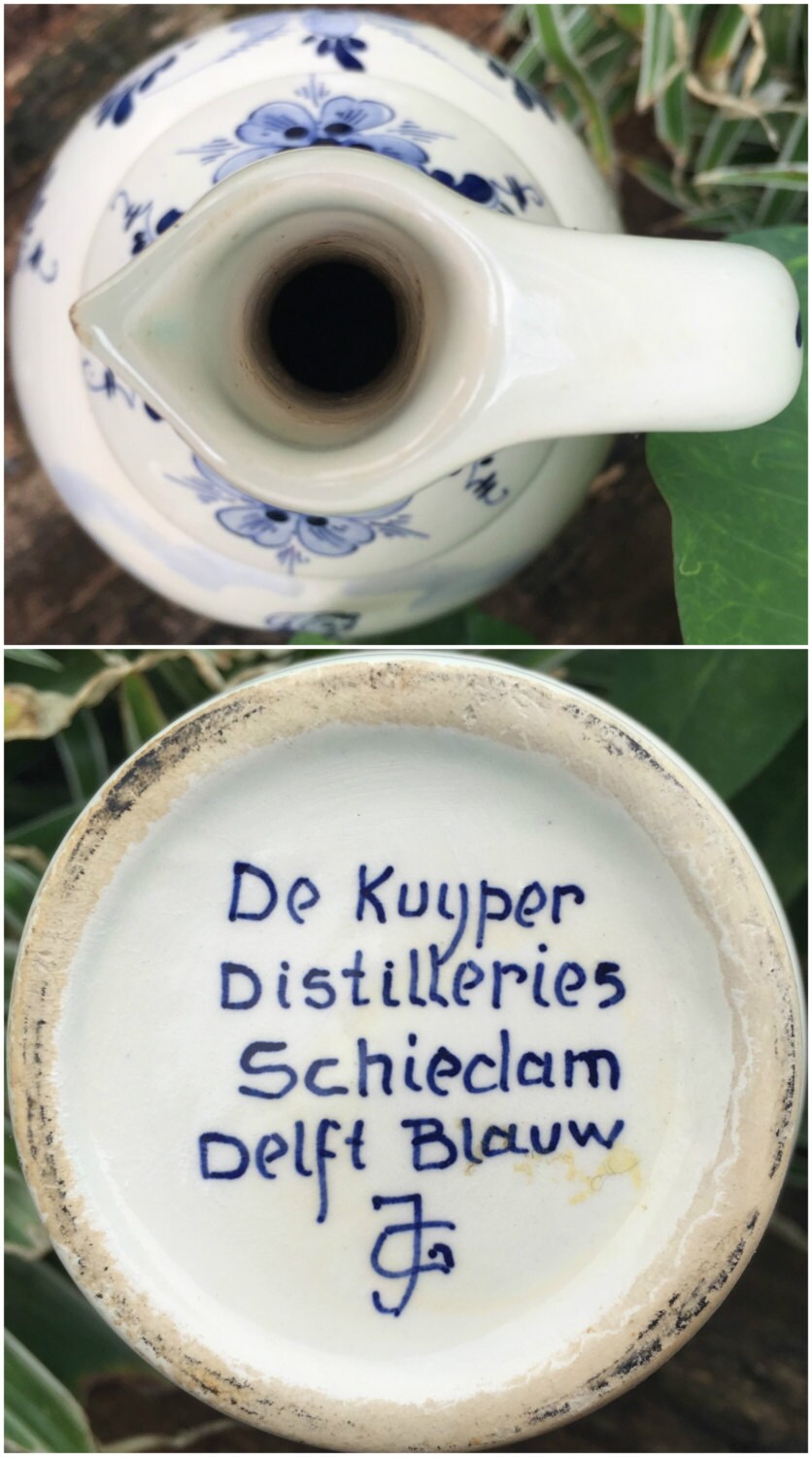 Delft Ewer Delfts Blauw Kruik Pitcher Decanter Liqueur Bottle - Etsy