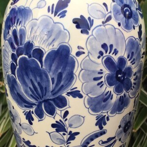 LARGE Regina Delft Red Ginger Jar Delfts Rood Deksel Vaas Orchid ...