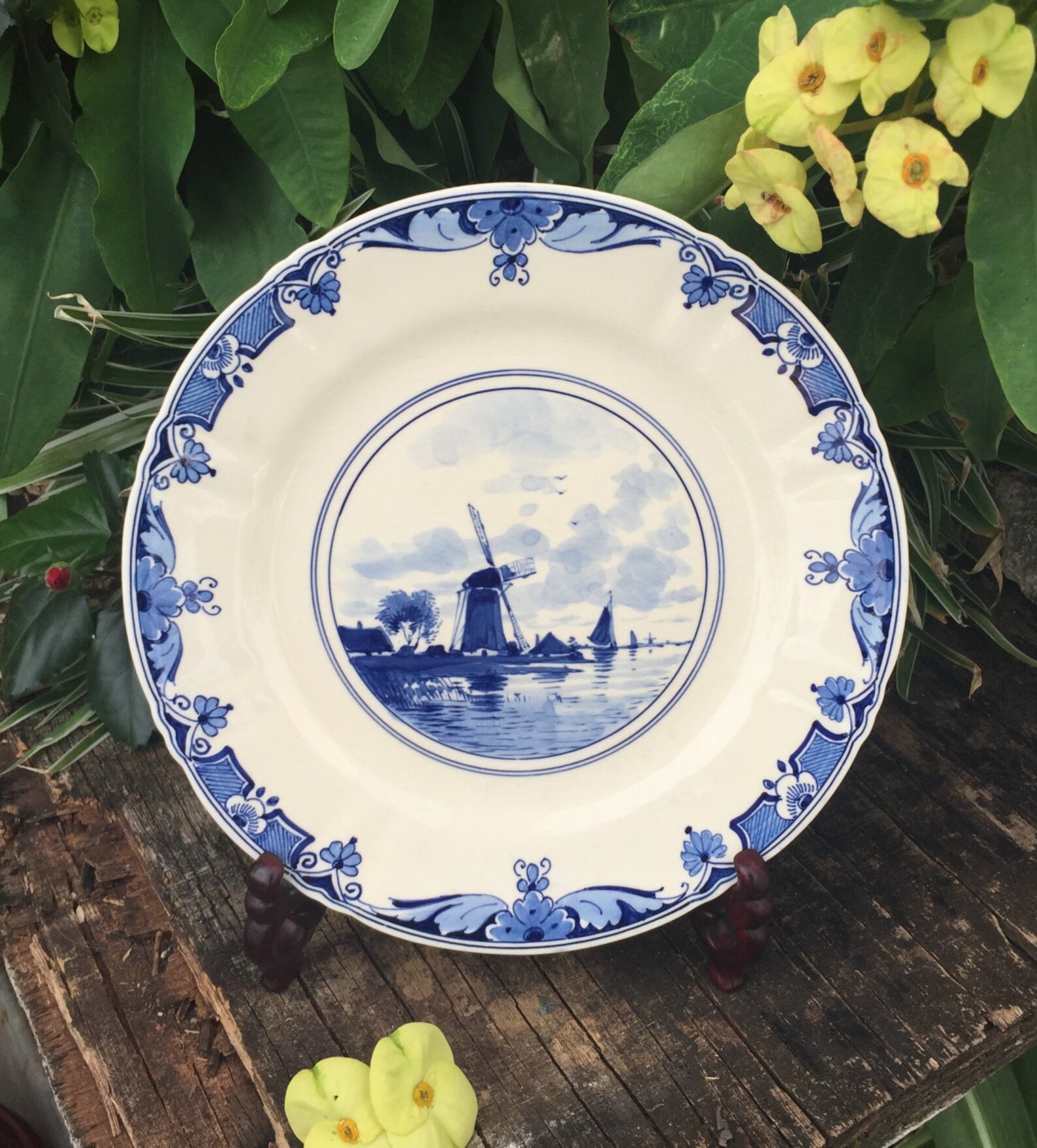 1908 Royal Delft Plate 2 WWII Provenance Old Delfts Blauw | Etsy