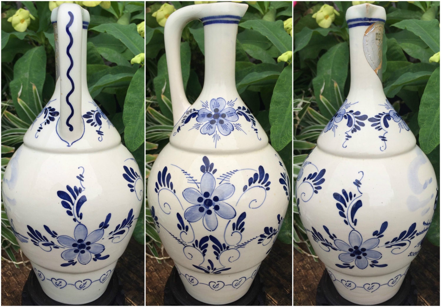 Delft Ewer Delfts Blauw Kruik Pitcher Decanter Liqueur Bottle - Etsy