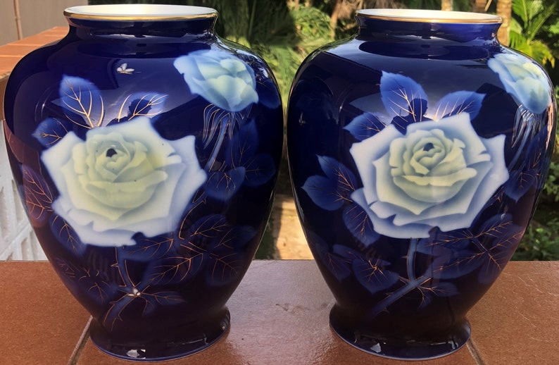 Large Vase 染付 Sometsuke Vaas 山水 Sansui 山 Mountain 松 Pine Landscape Fat ...