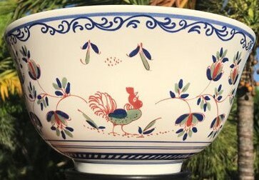 HUGE Hua Ping Tang Zhi Famille Rose Punch Bowl Lowestoft | Etsy