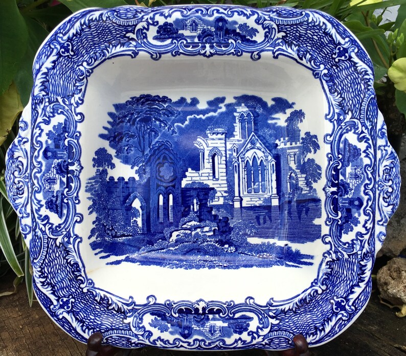 Royal Cauldon BLUE ABBEY TUREEN Delft Blue and White Vegetable - Etsy