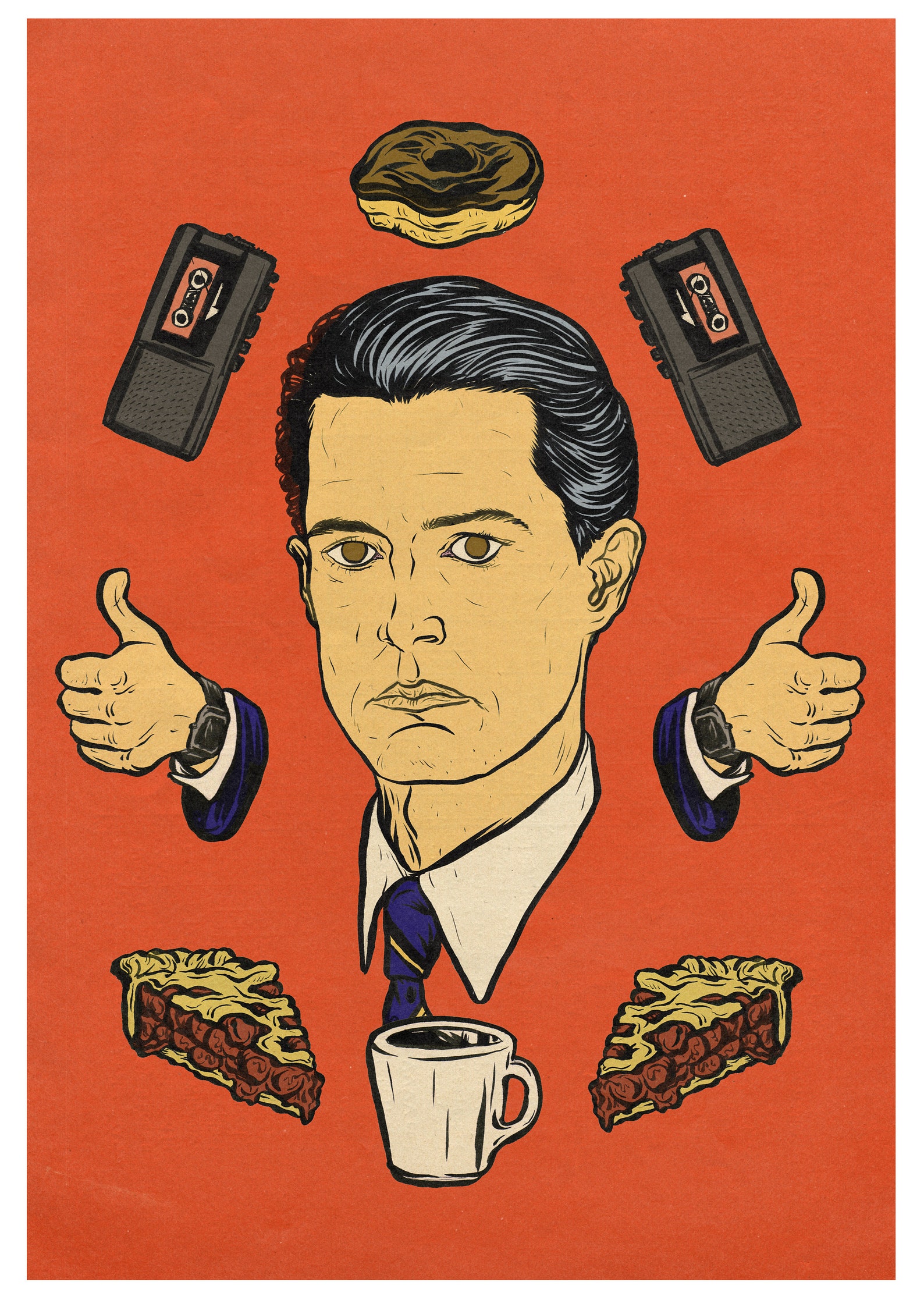 Twin Peaks Special Agent Dale Cooper A3 Print - Etsy