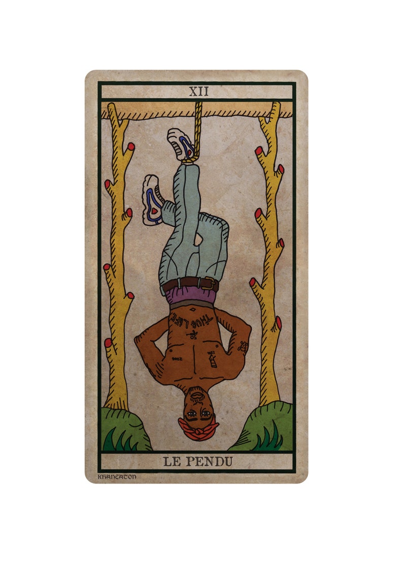 Tupac Shakur , 2pac Black Power Tarot Print A3 - Etsy
