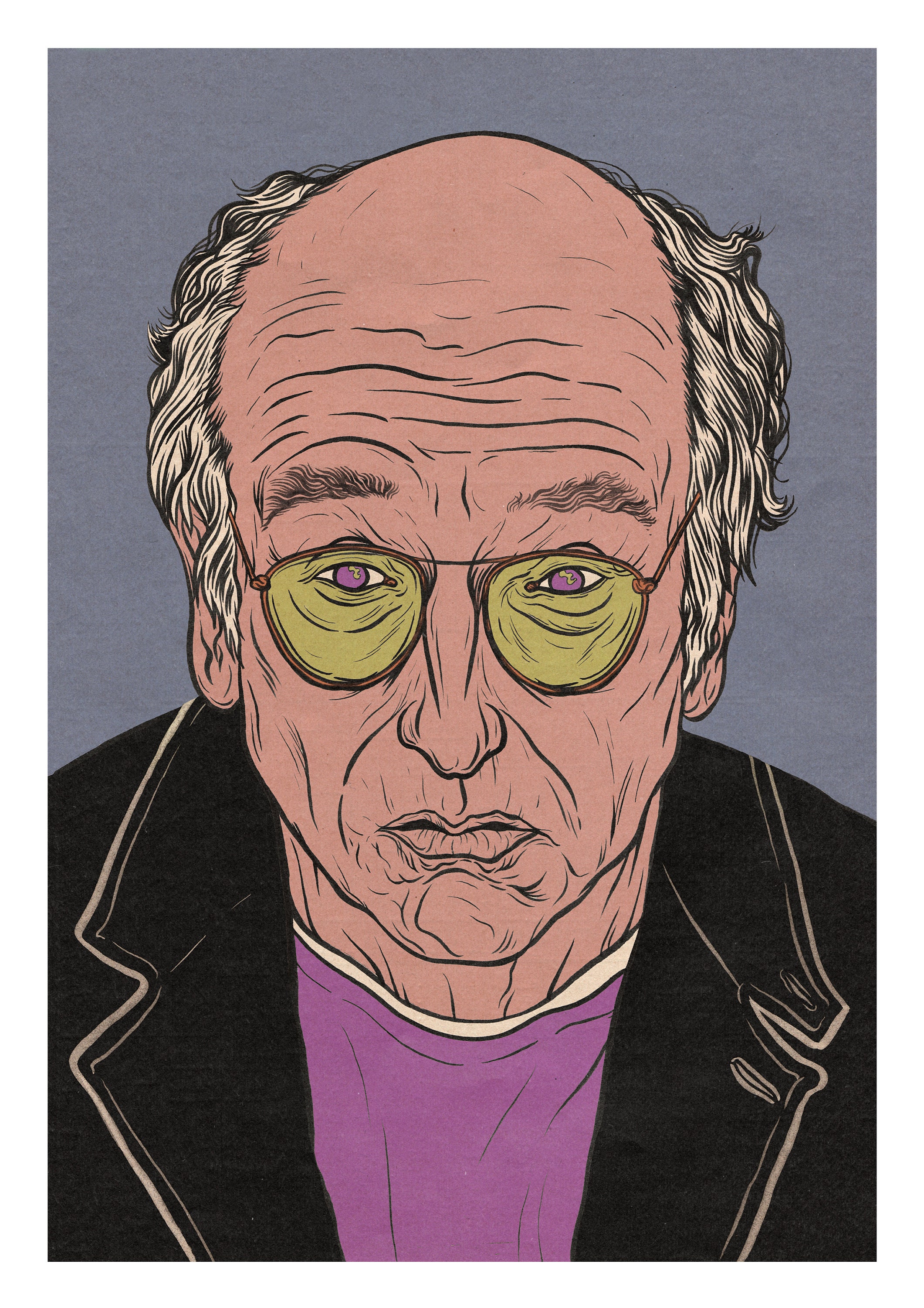 Larry David Art Print - Etsy