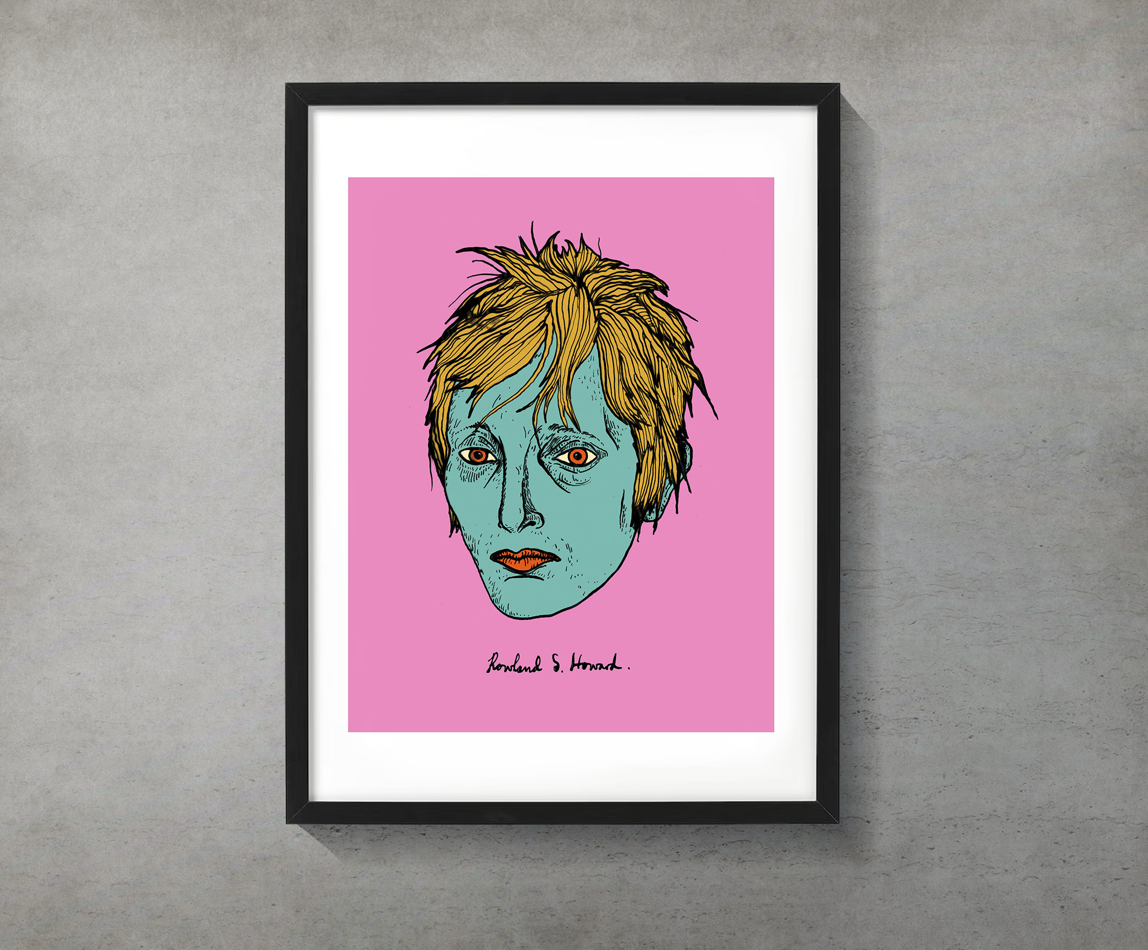 Rowland S Howard A3 Art Print - Etsy