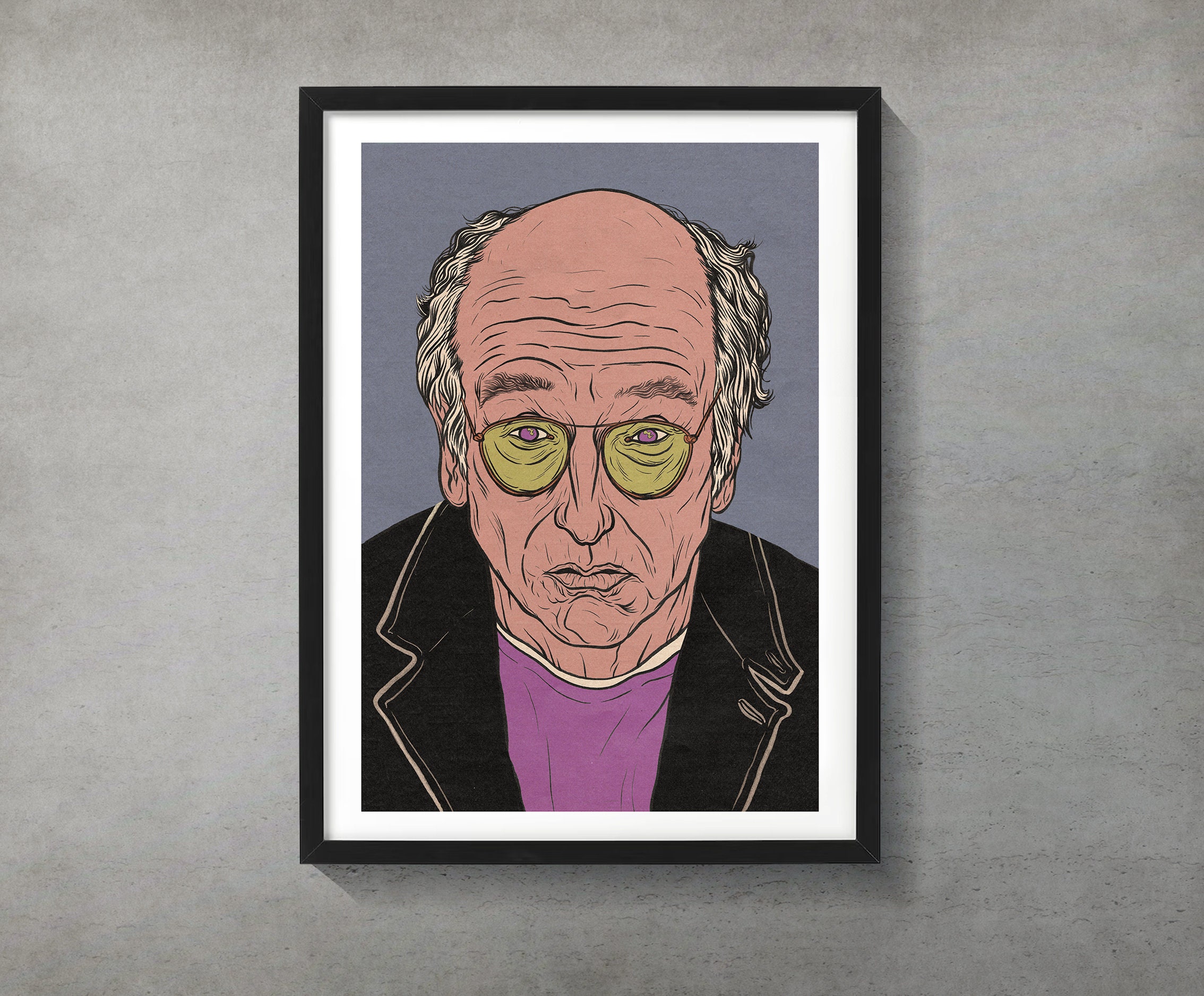 Larry David Art Print - Etsy