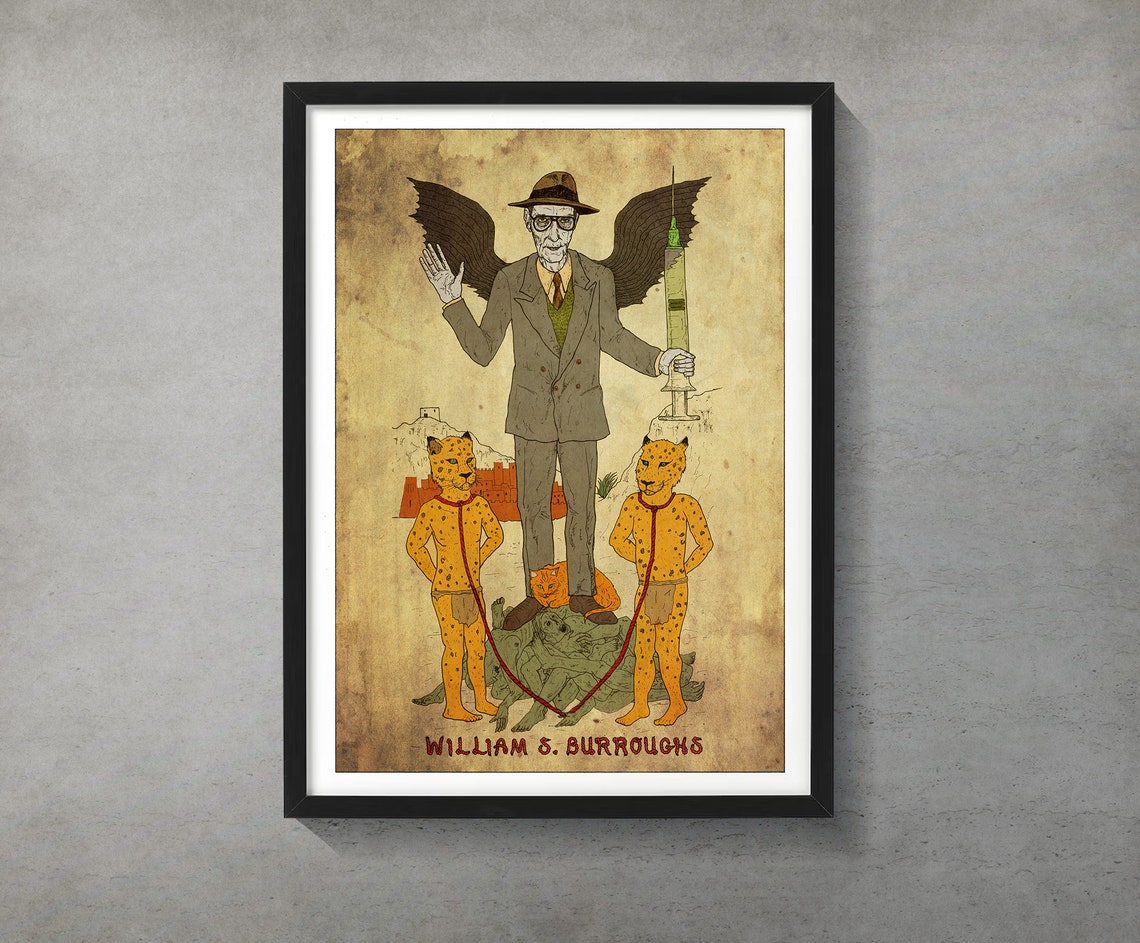 William S. Burroughs Print A3 - Etsy