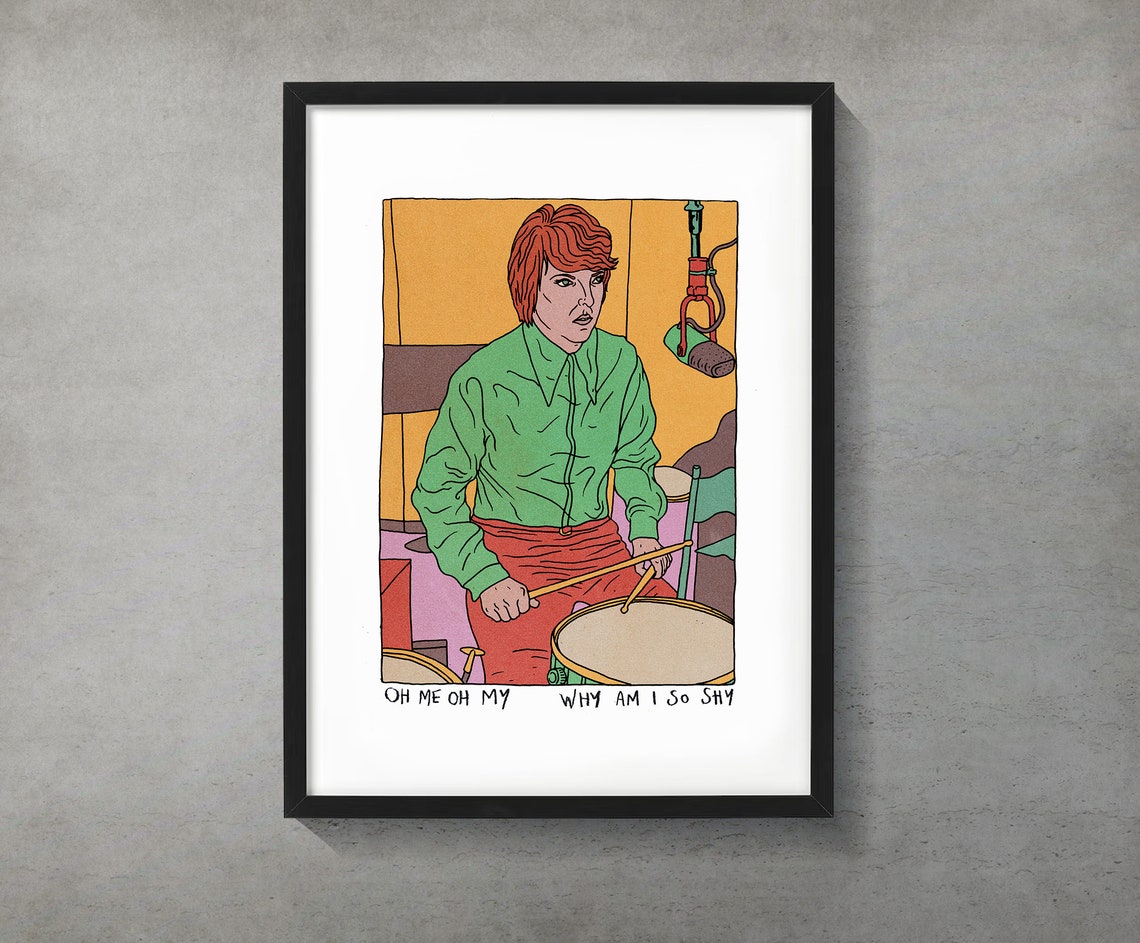 Maureen Moe Tucker Digital Art Print A3 - Etsy