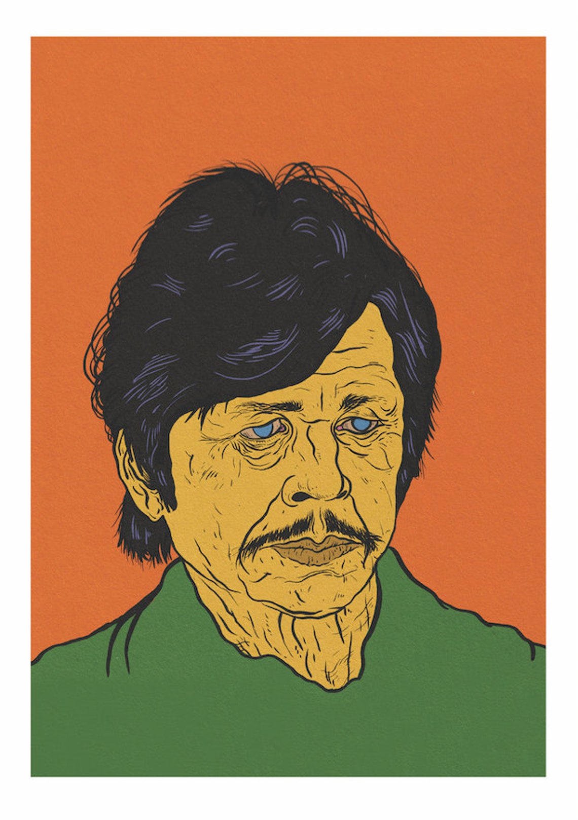 Charles Bronson Art Print - Etsy