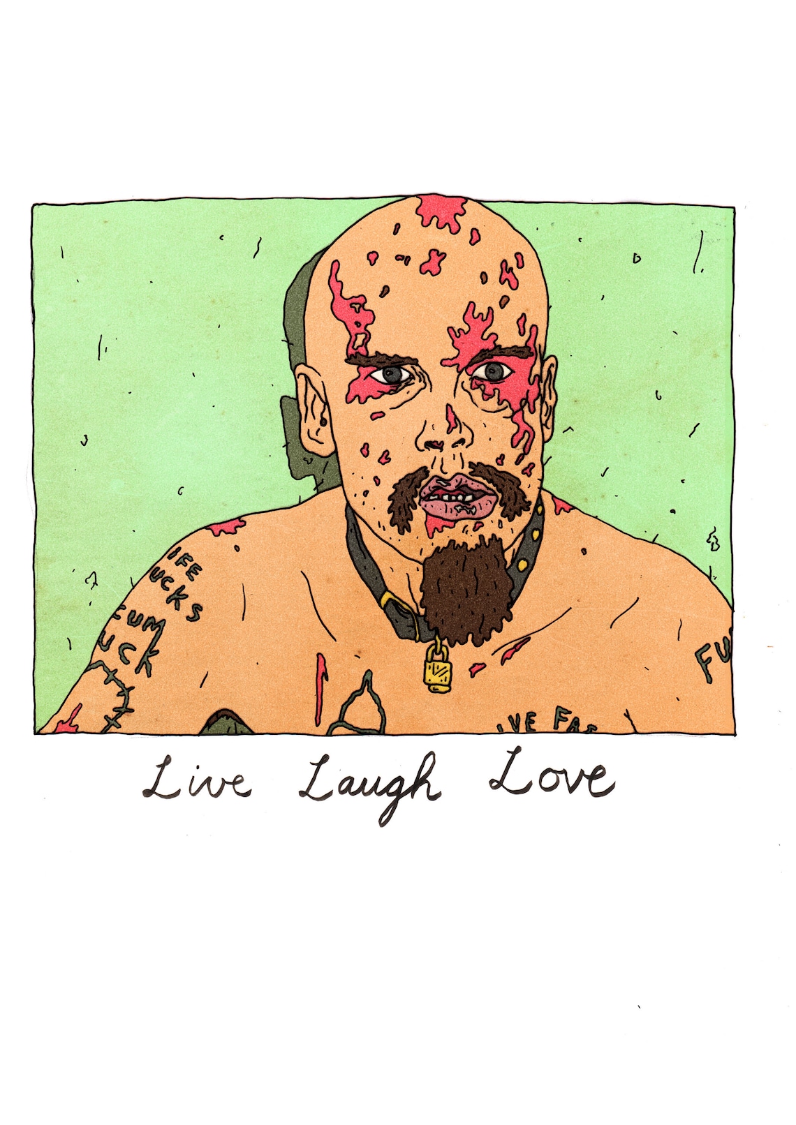GG Allin Art Print Size A3 - Etsy
