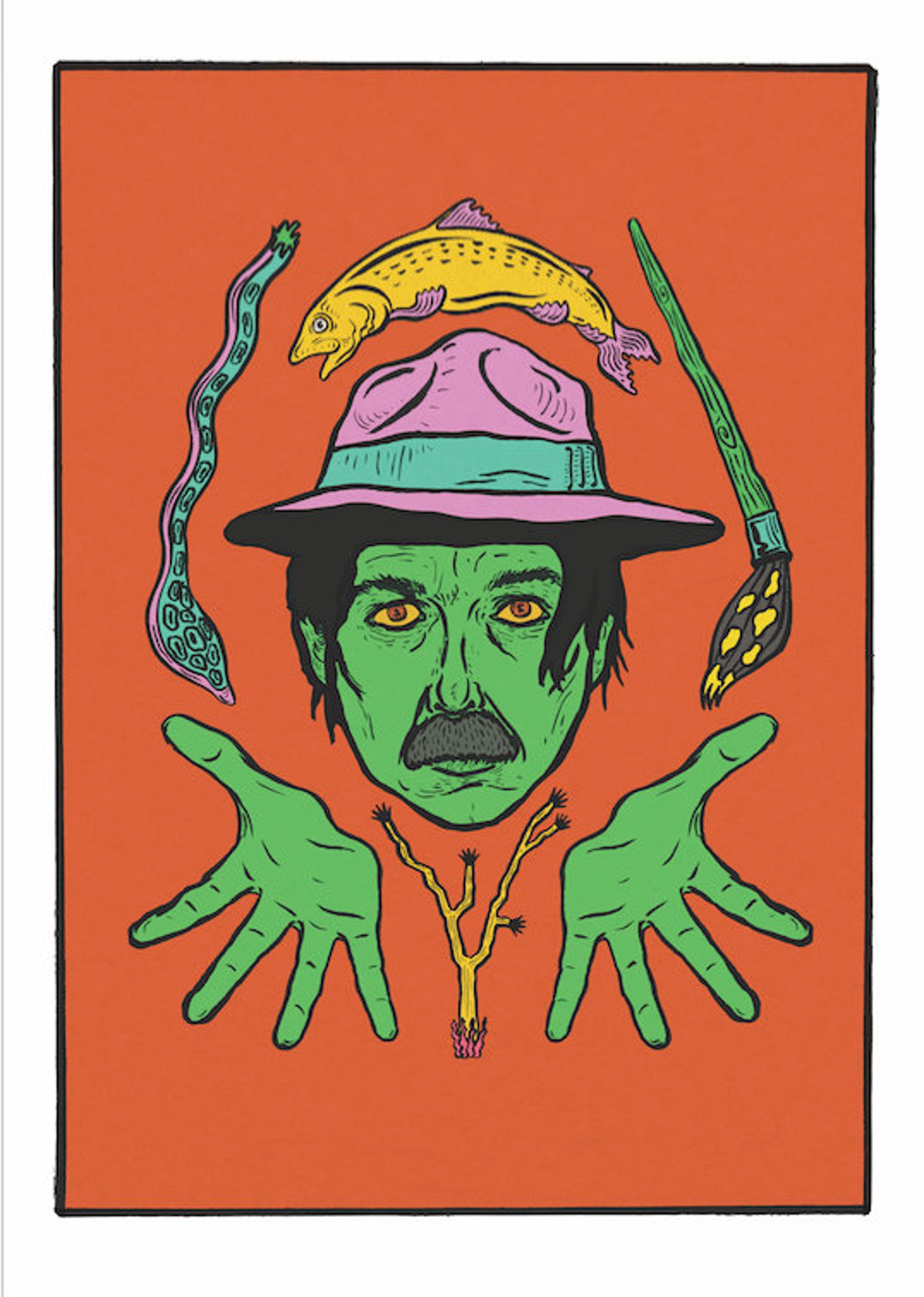 Captain Beefheart A3 Print - Etsy