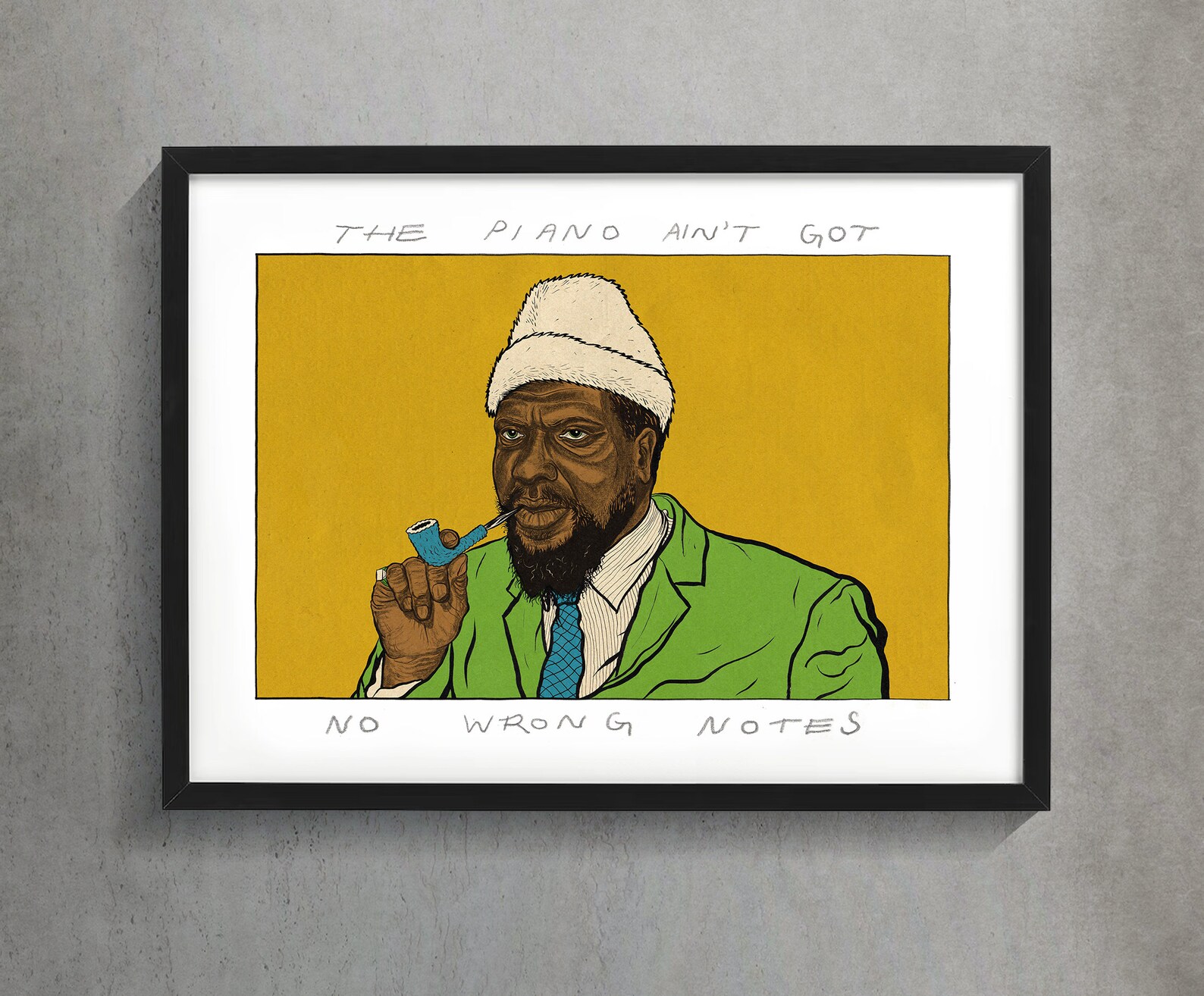 Thelonious Monk Piano Print A3 - Etsy
