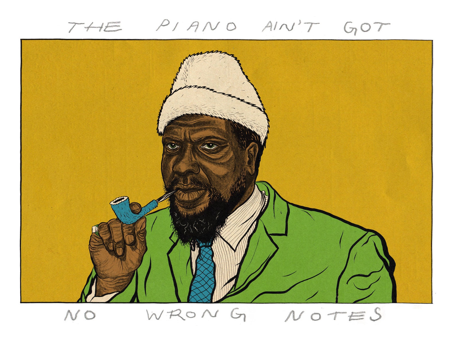 Thelonious Monk Piano Print A3 - Etsy
