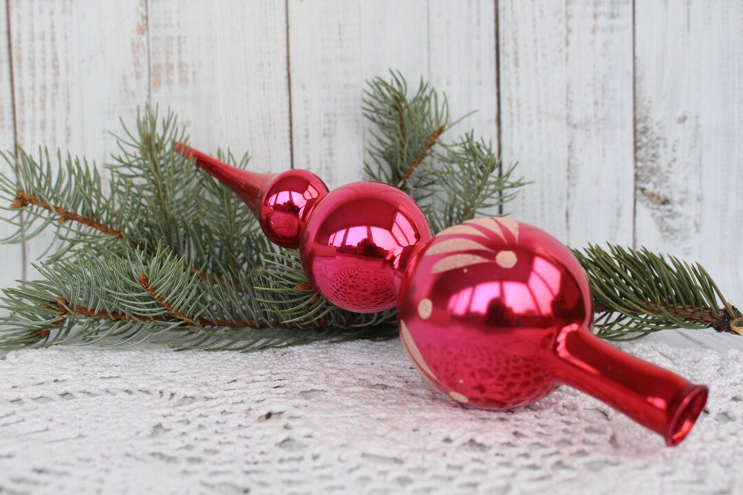 Christmas Tree Topper Big Tree Top Tree Trim Pink Tree Topper - Etsy