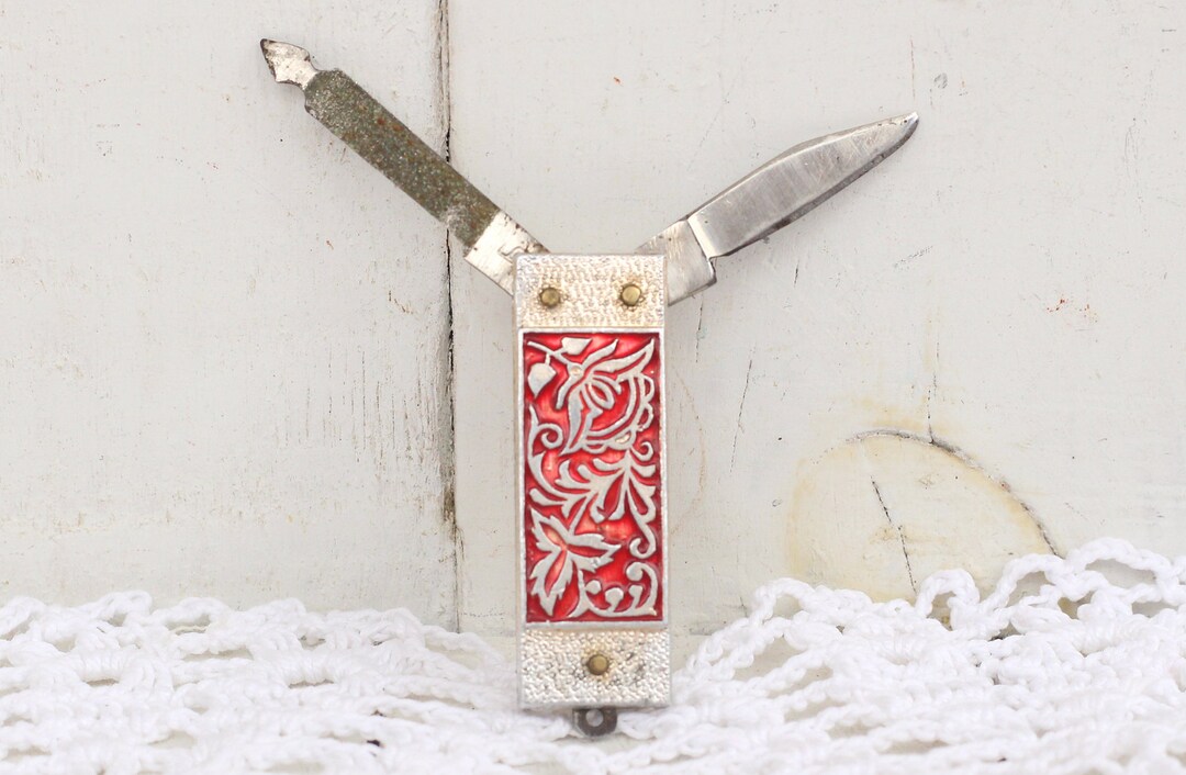 Vintage Manicure Penknife Knife Necklace Women's Knife Manicure Multi ...