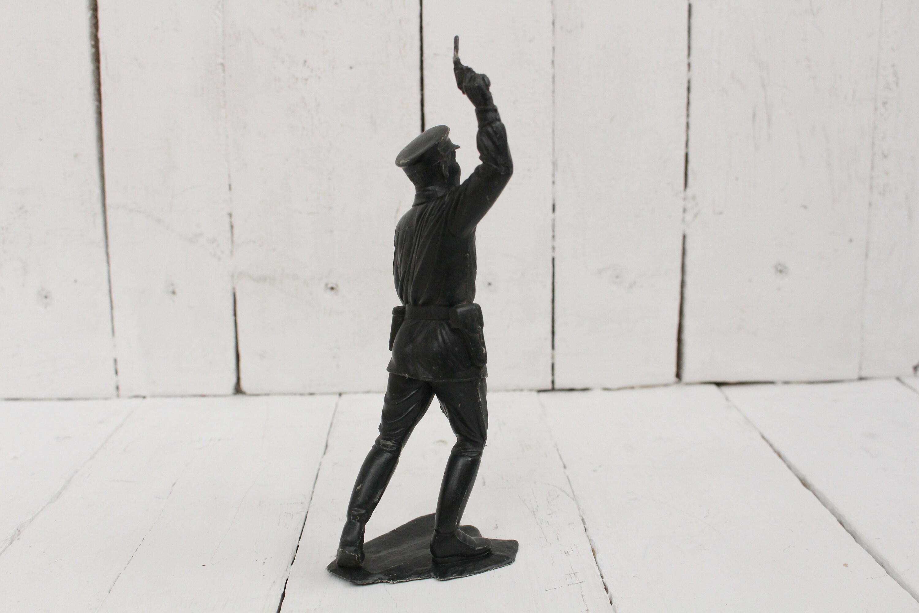 Vintage Soviet Plastic Toy Soldier Soviet Army Officer Figure Soldier ...