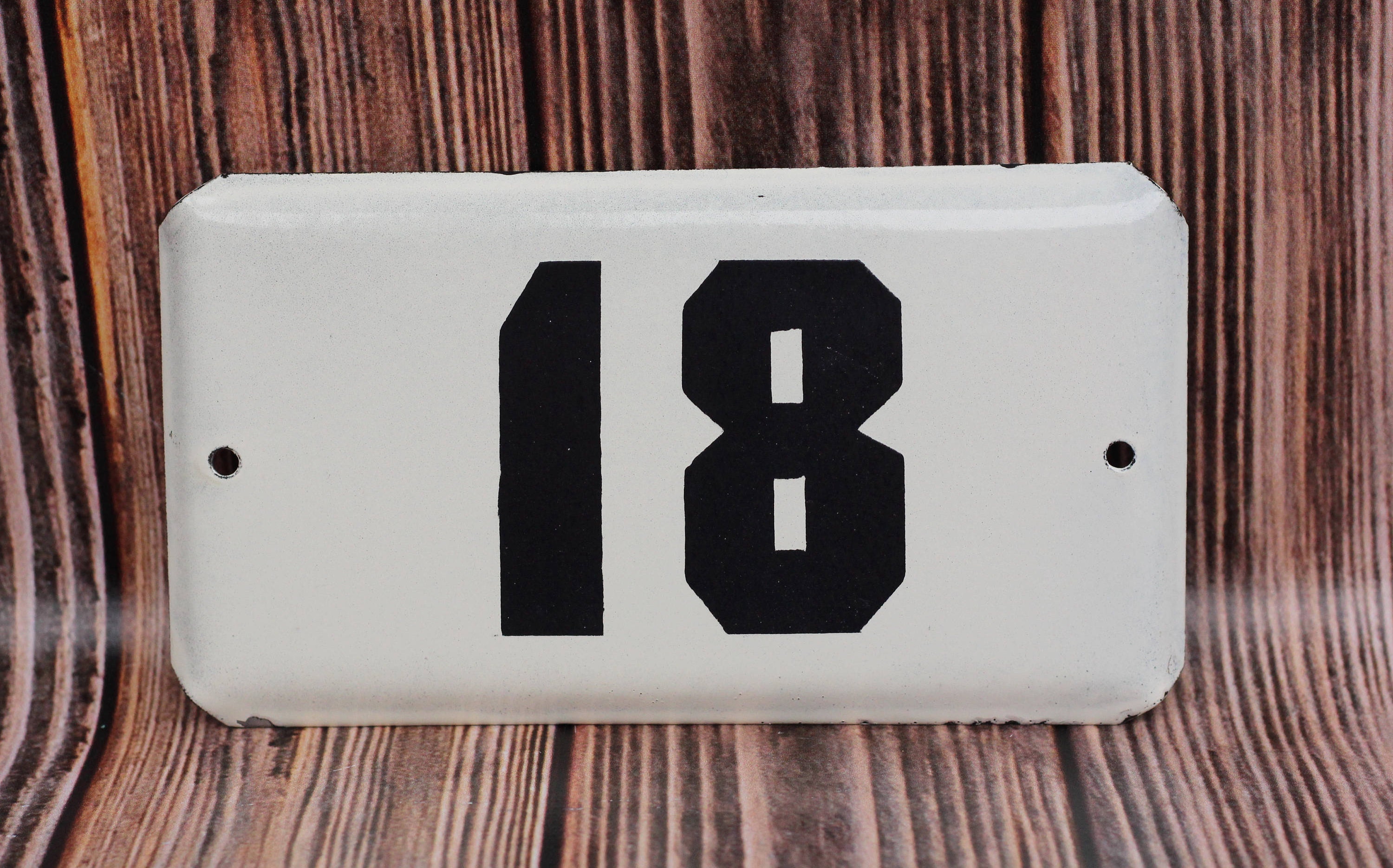 Enamel House Number Sign 18 Vintage Door Number Address Signs - Etsy