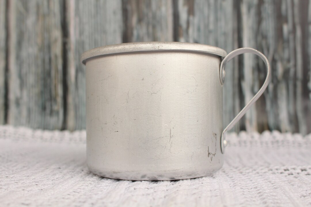 Antique Mug Russian Antique Dishes Camping Aluminum Mug Rural - Etsy