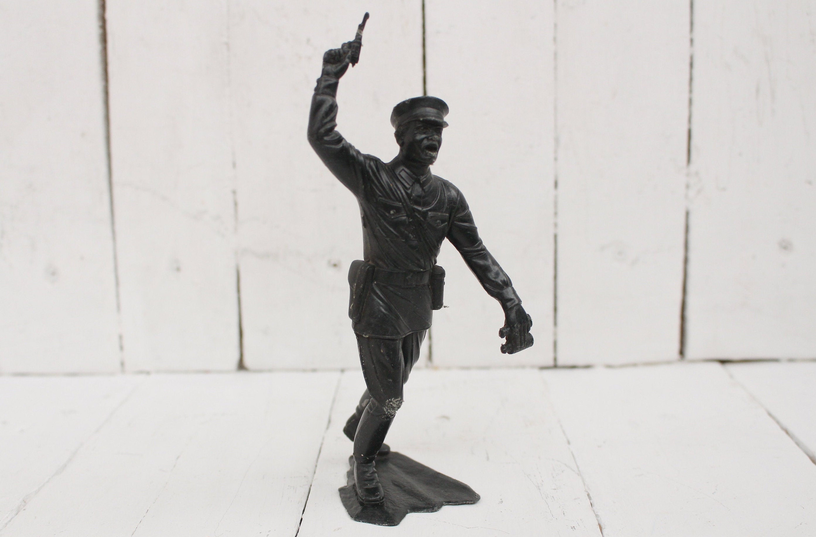 Vintage Soviet Plastic Toy Soldier Soviet Army Officer Figure - Etsy