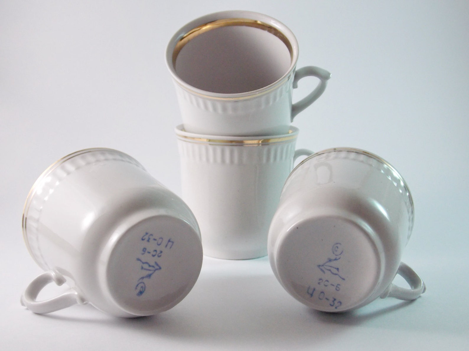 Vintage Soviet Coffee Tea Cup White Cup Russian Design Cups Soviet ...