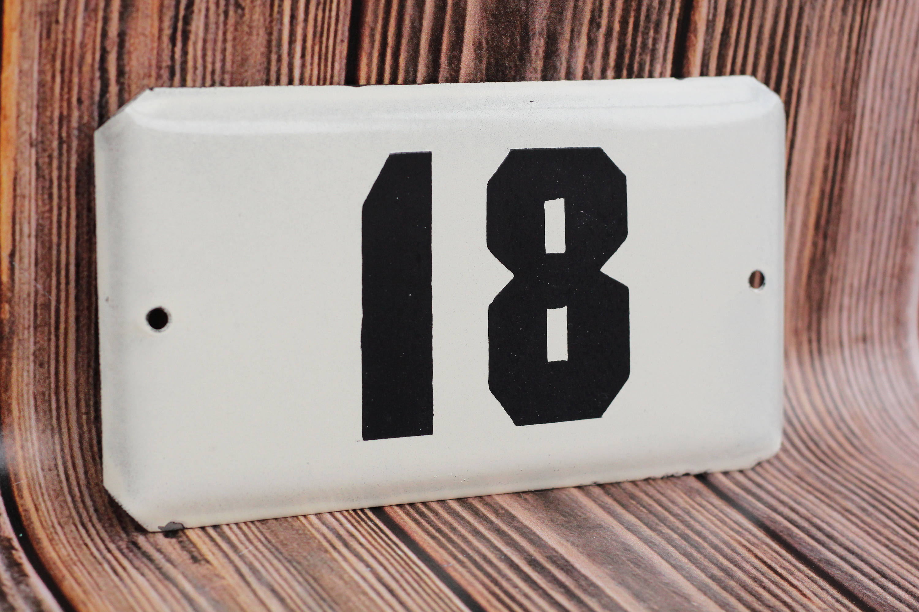Enamel House Number Sign 18 Vintage Door Number Address Signs - Etsy