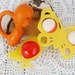 Vintage Baby Toys Little Baby Toy Plastic Trattle Toy Baby Rattle ...