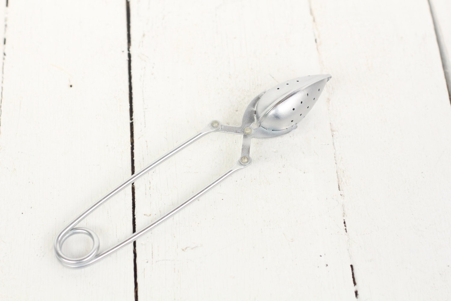 Vintage metal tea strainer spoon Loose Leaf Tea Scissor | Etsy