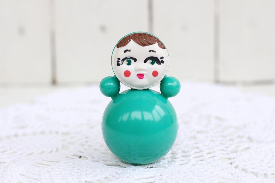 Vintage Small Roly-poly Roly Baby Toy Little Roly-poly Educational Toy ...