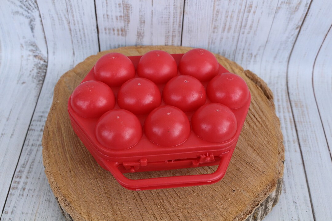 Vintage Egg Box Soviet Container for Eggs Plastic Egg Box Egg Holder ...