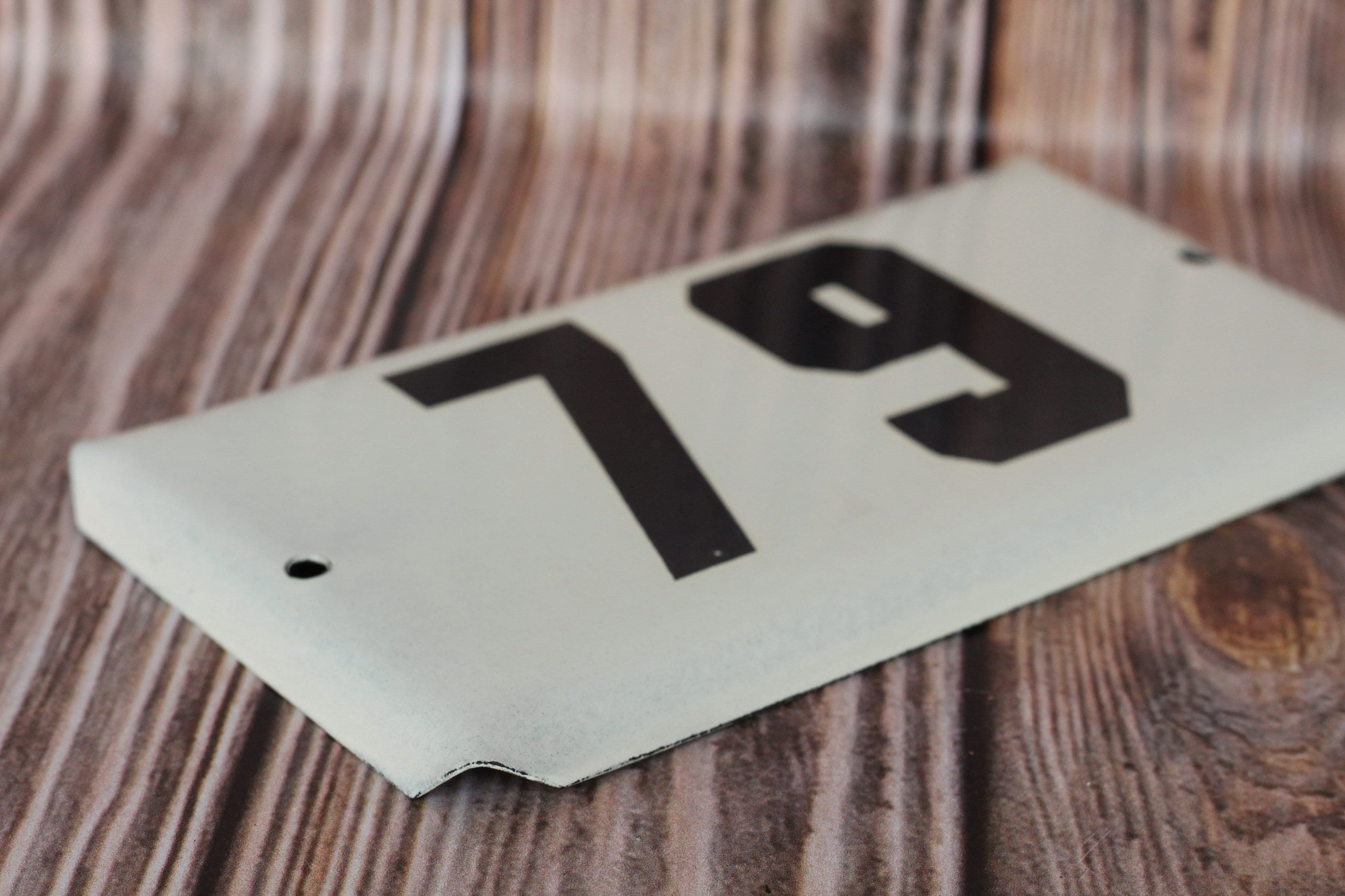 Vintage Enamel Sign House Numbers 79 Metal Door Number Street Sign 79 ...