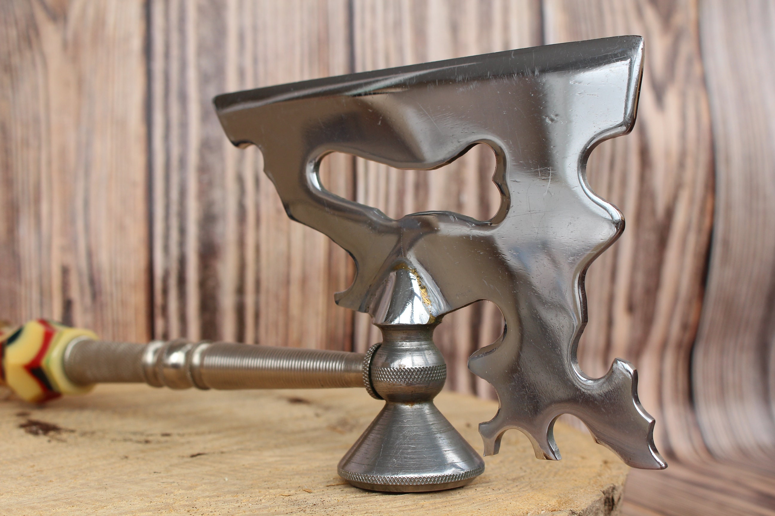 Vintage Kitchen Axe Handmade Kitchen Tool Prison Art Meat Hammer Decor ...
