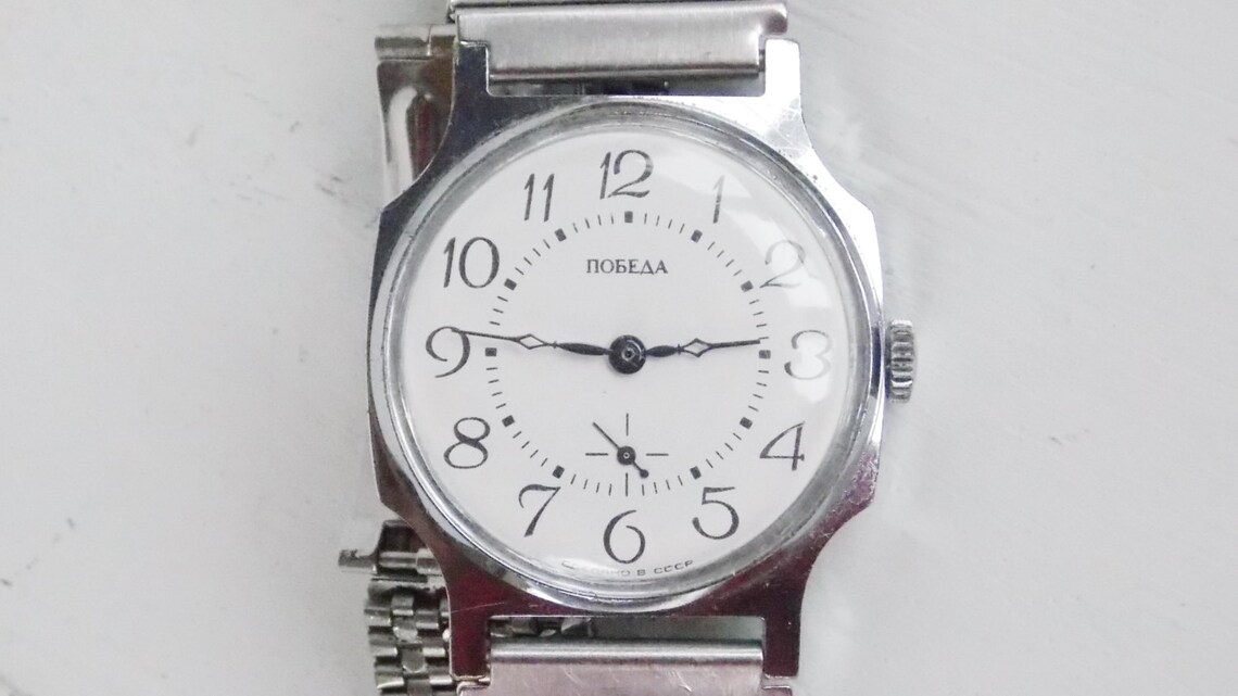 Mens Vintage Watch Pobeda Watch Soviet Mens Watch Pobeda | Etsy