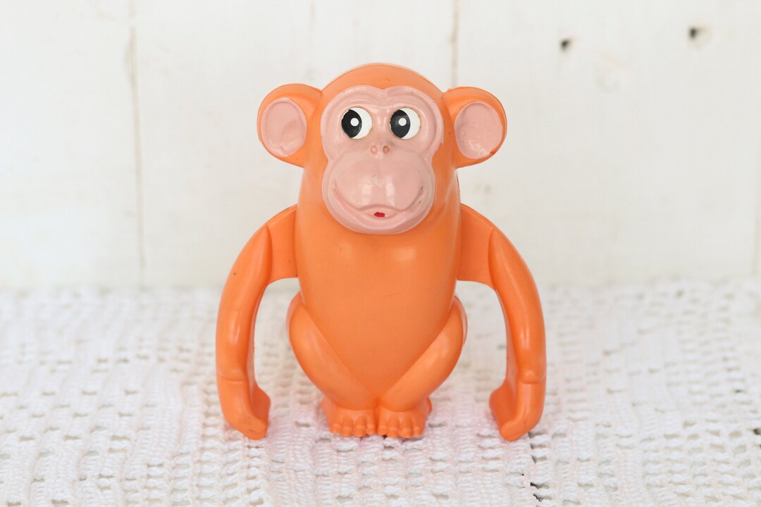 Vintage Soviet Clockwork Toy Monkey Mechanical Collectible Toy Wind up ...