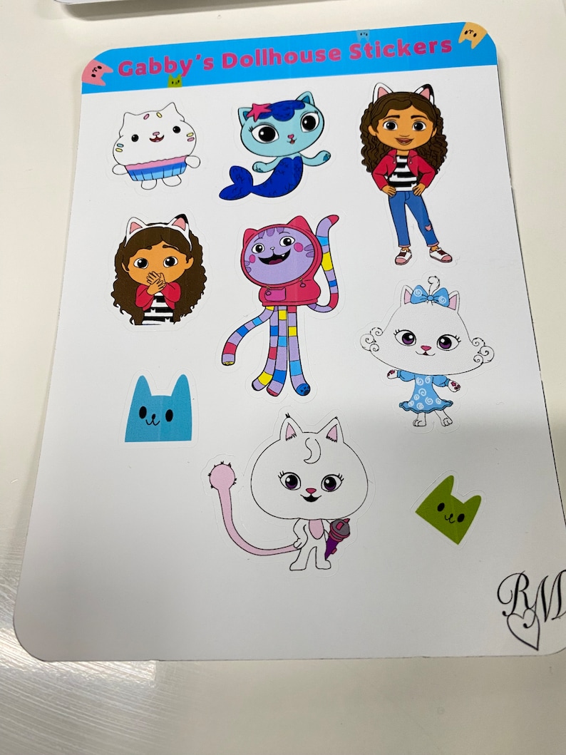 Gabby’s Dollhouse Sticker Sheet (30 Ct) - Etsy