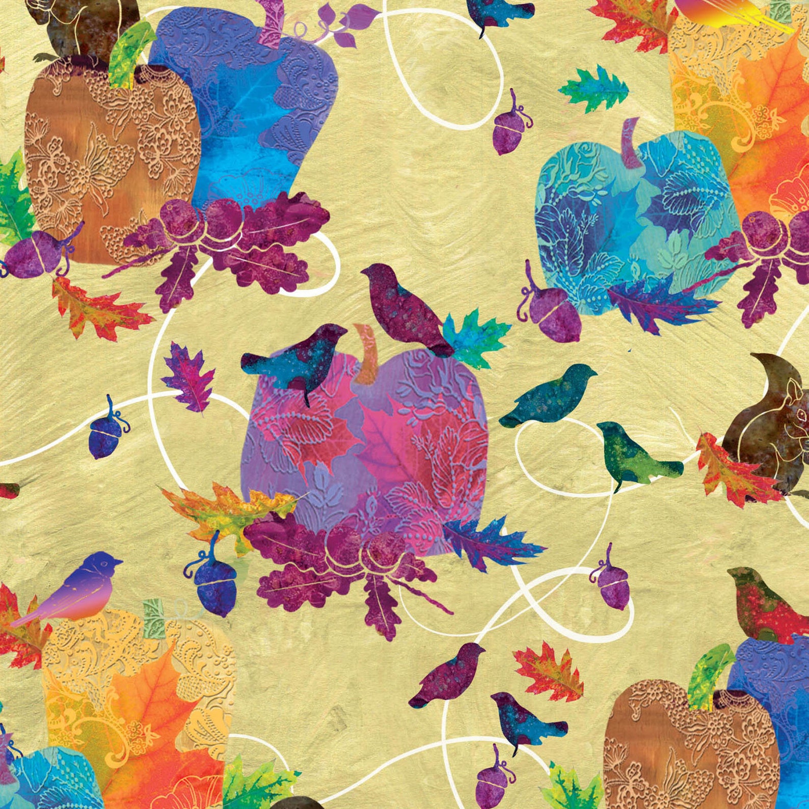 Studio E Fabrics Autumn Hues by Alexa Kate Design Digital Prints 4202 ...