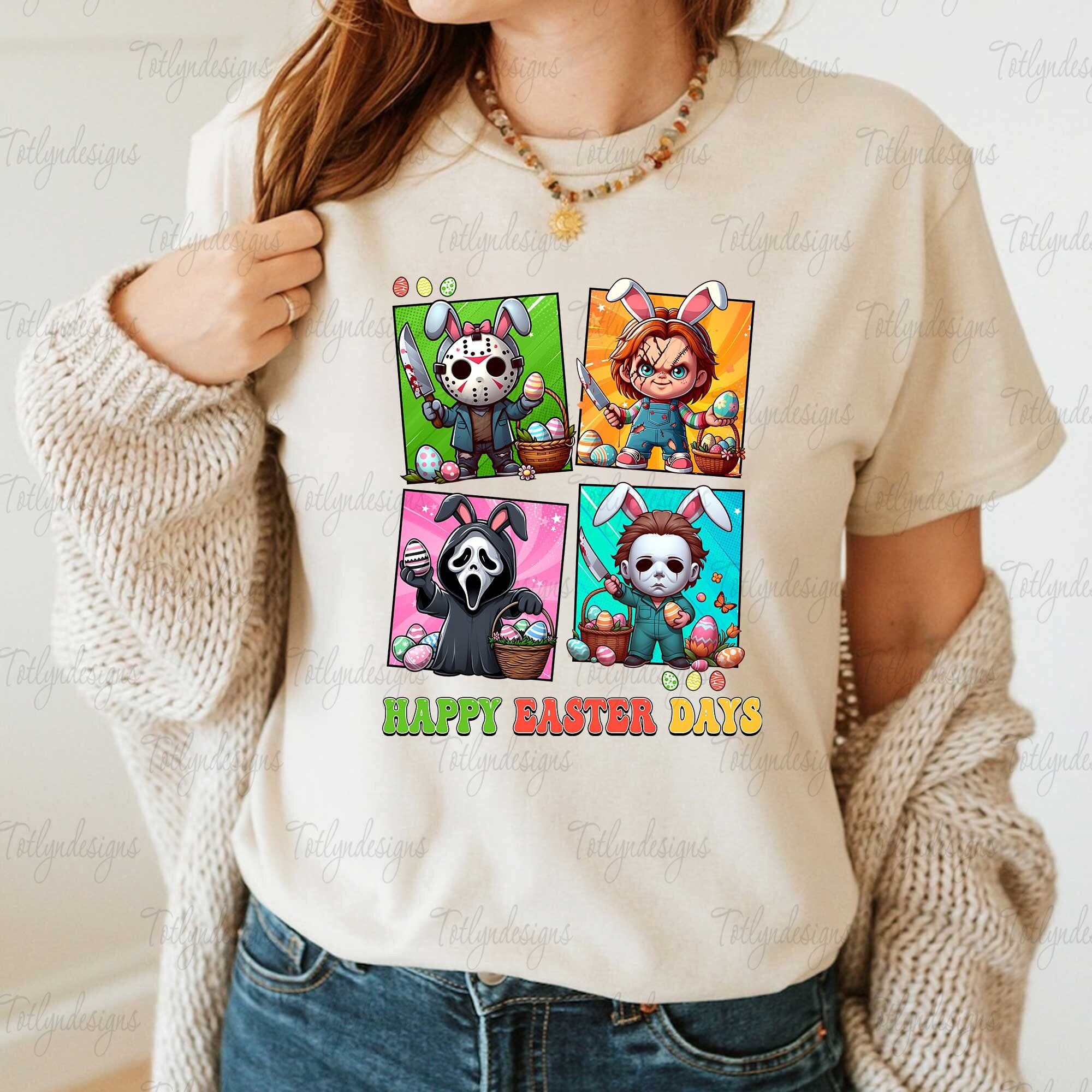 Easter Horror Movie Chibi Png, Horror Easter Png , Happy Easter Day Png ...