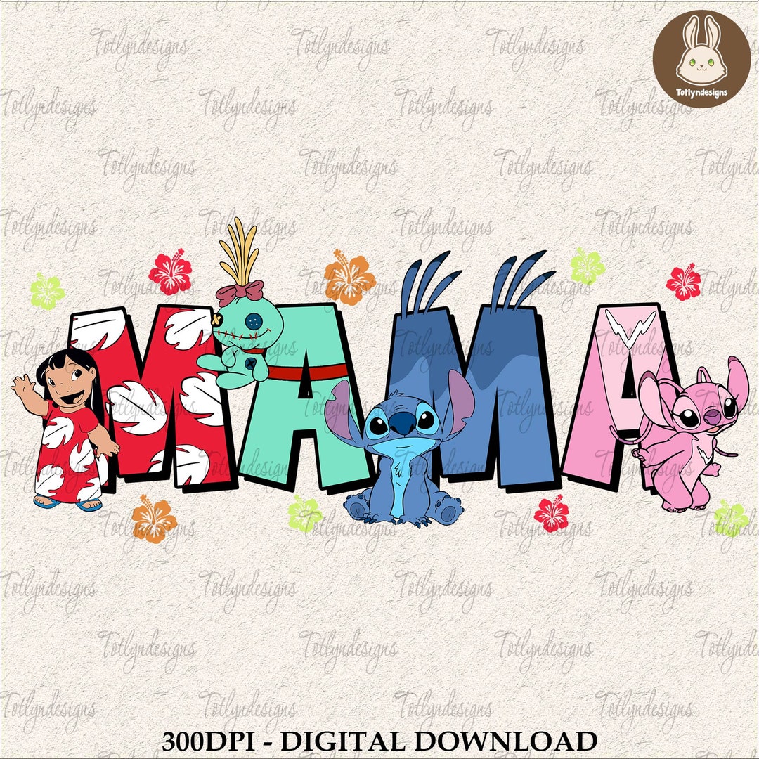 Mama Blue Cartoon Movie PNG, Custom Mama Princess Mom Png, Family ...