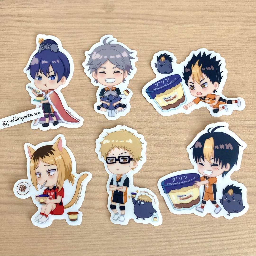 Volleyball Boys Stickers Kawaii Anime Guy Stickers Kageyama Tobio ...