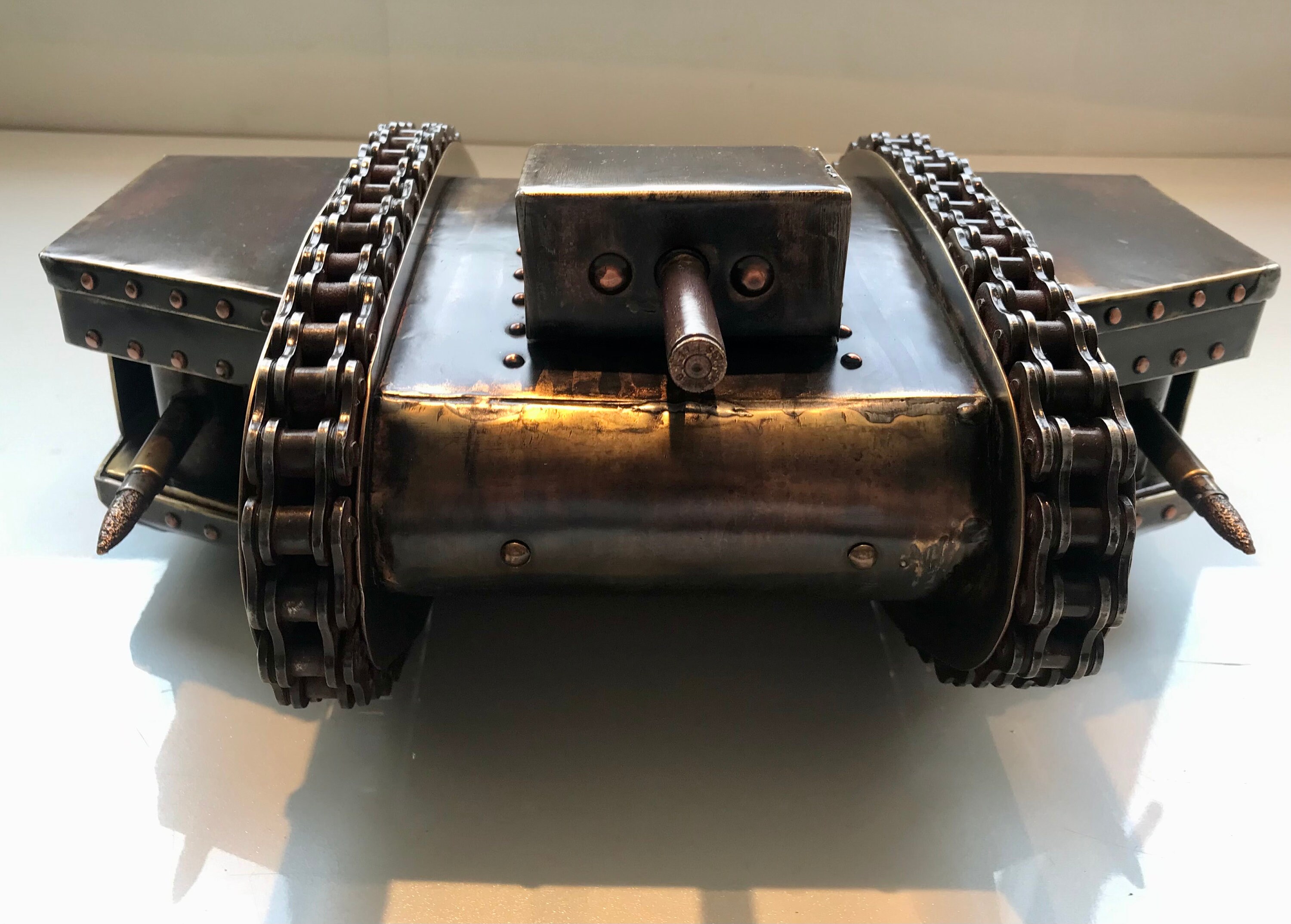 WWI Tank Mark V Trench Art Tank Model WWI Art - Etsy