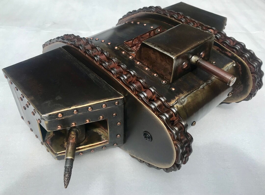 WWI Tank Mark V Trench Art Tank Model WWI Art - Etsy