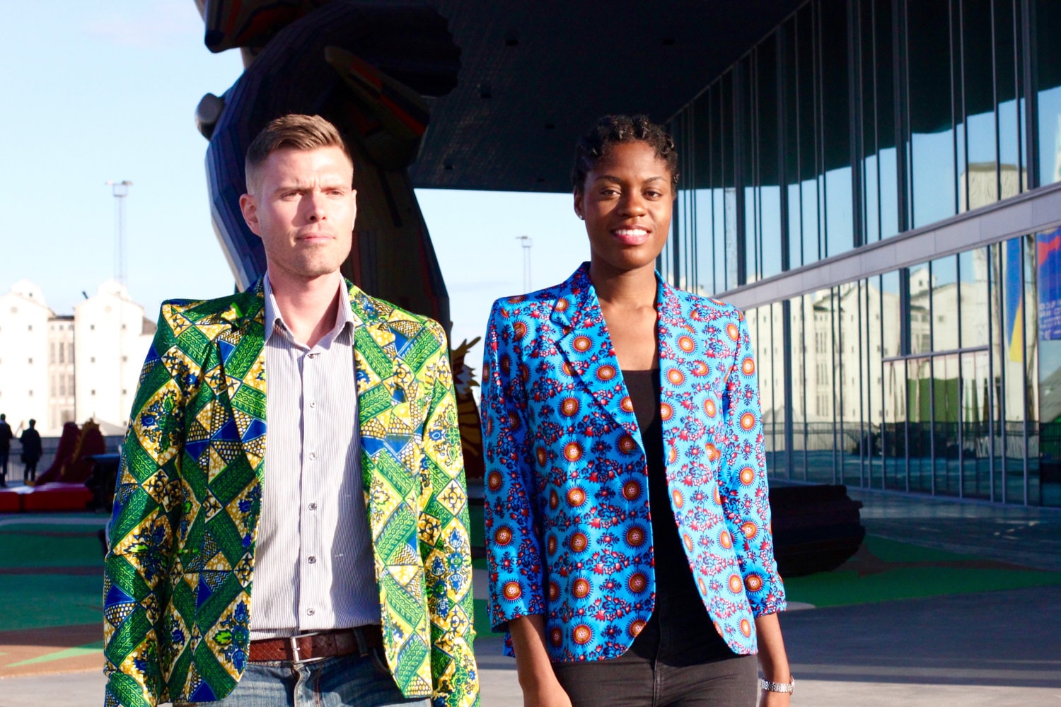 M. African Print Blazer Jacket. Ankara Fabric. Wax Africain. 100% ...